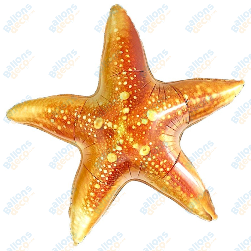 Ballon Étoile de Mer Réaliste - Animaux Aquatique - Ballonsdeco.com