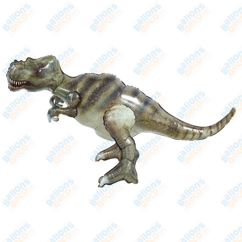 Ballon T-Rex 4D Effet Réaliste - Dinosaures Reptiles - Ballonsdeco.com