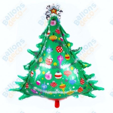 Ballon Sapin de Noël Vert - Décorations De Noël - Ballonsdeco.com