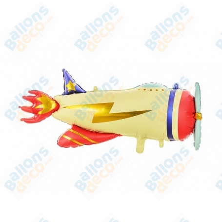 Ballon Fusée Avion - Ballons Aéronautique Véhicules - Ballonsdeco.com