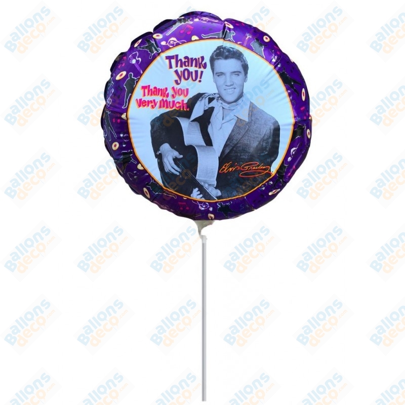 Ballon Elvis Rond Air - Déco Fête De La Musique - Ballonsdeco.com