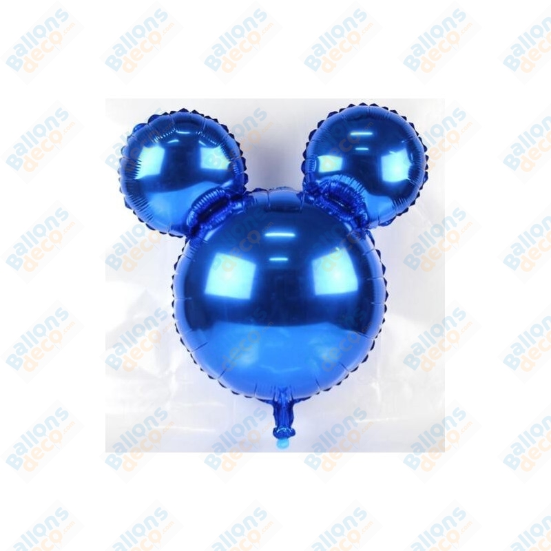 Ballon Mickey Mouse Tête de Couleurs - Walt Disney - Ballonsdeco.com