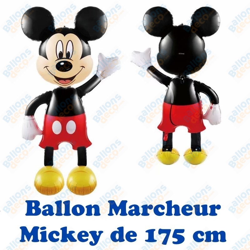 Ballon Mickey Marcheur Géant - Décorations Disney - Ballonsdeco.com