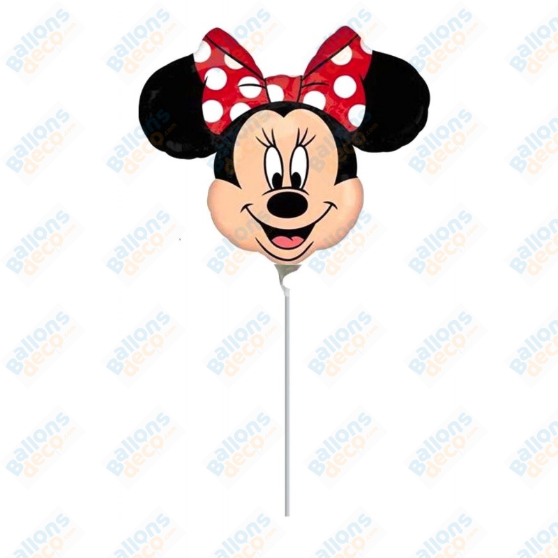 Ballon Minnie Tige Air Disney - Décoration Minnie - Ballonsdeco.com