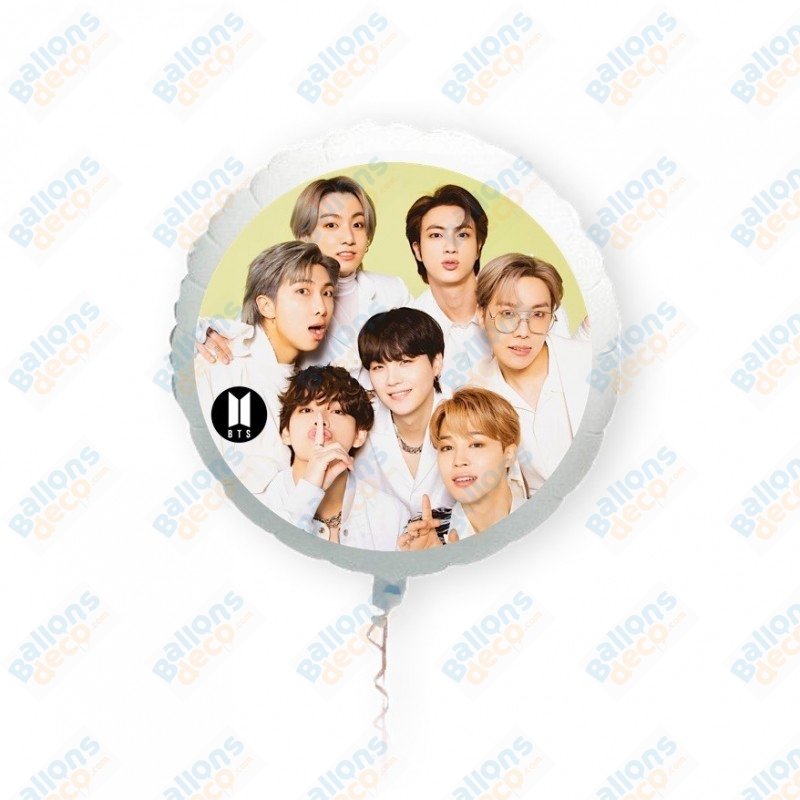 Ballon BTS en Groupe Personnalisable - Bangtan - Ballonsdeco.com