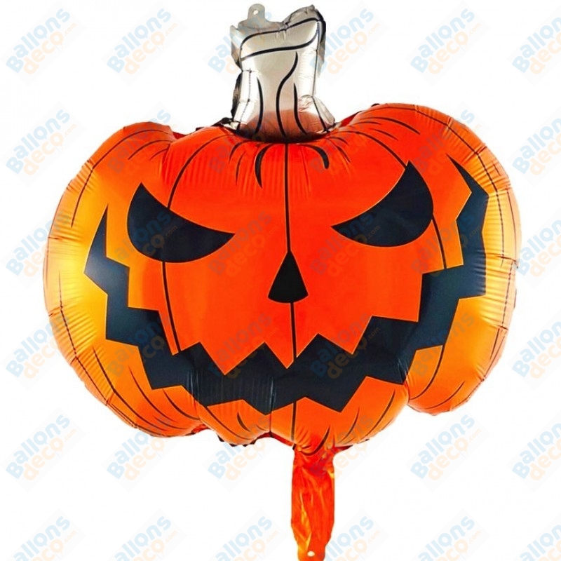Ballon Citrouille D'halloween Terrifiante - Ballonsdeco.com