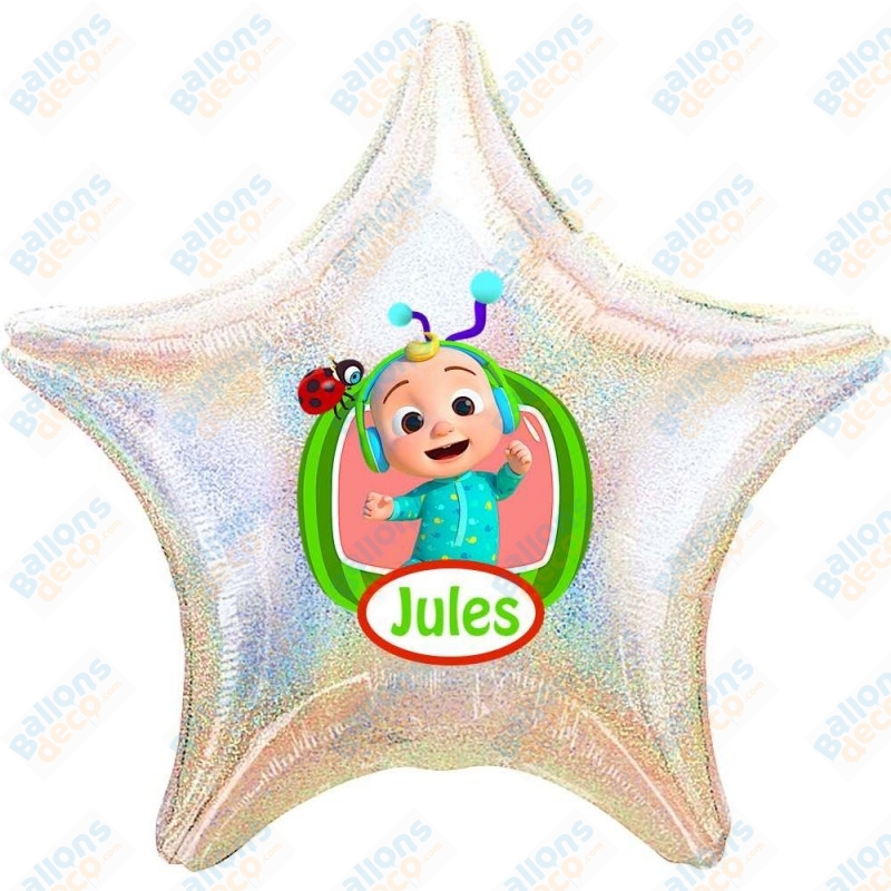 Ballon CoComelon Personnalisable - Anniversaire - Ballonsdeco.com