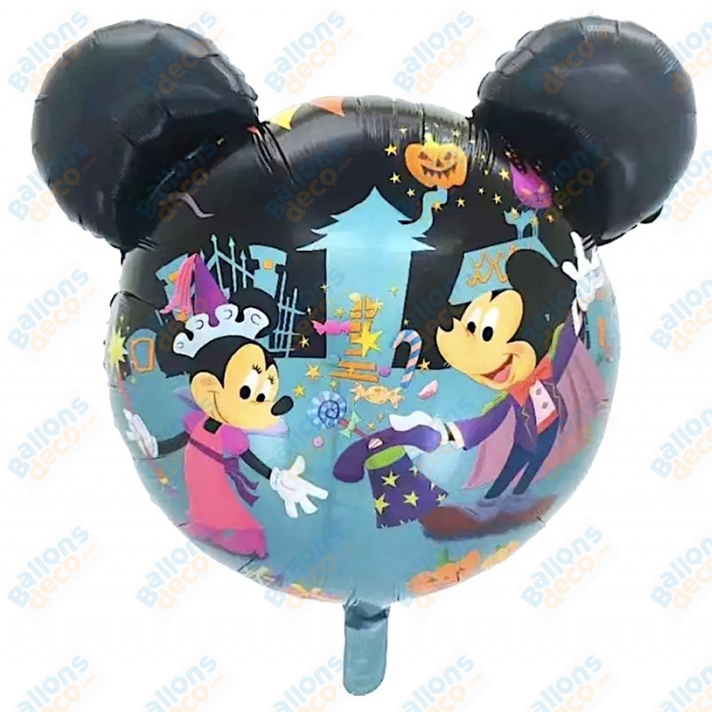 Ballon Mickey et Minnie Magie D'Halloween - Disney - Ballonsdeco.com