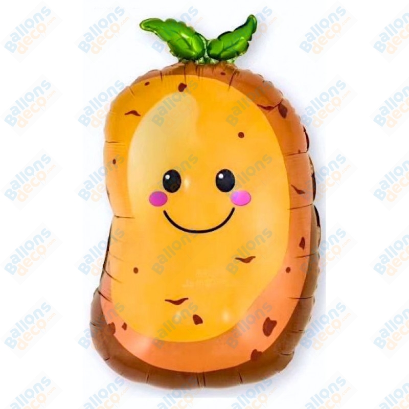 Ballon Pomme de Terre Joyeuse - Décoration Primeur - Ballonsdeco.com