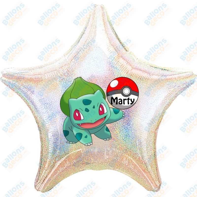 Ballon Pikachu Pokéball Personnalisable - Ballonsdeco.com