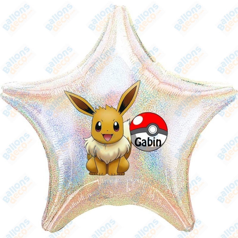 Ballon Pikachu Pokéball Personnalisable - Ballonsdeco.com