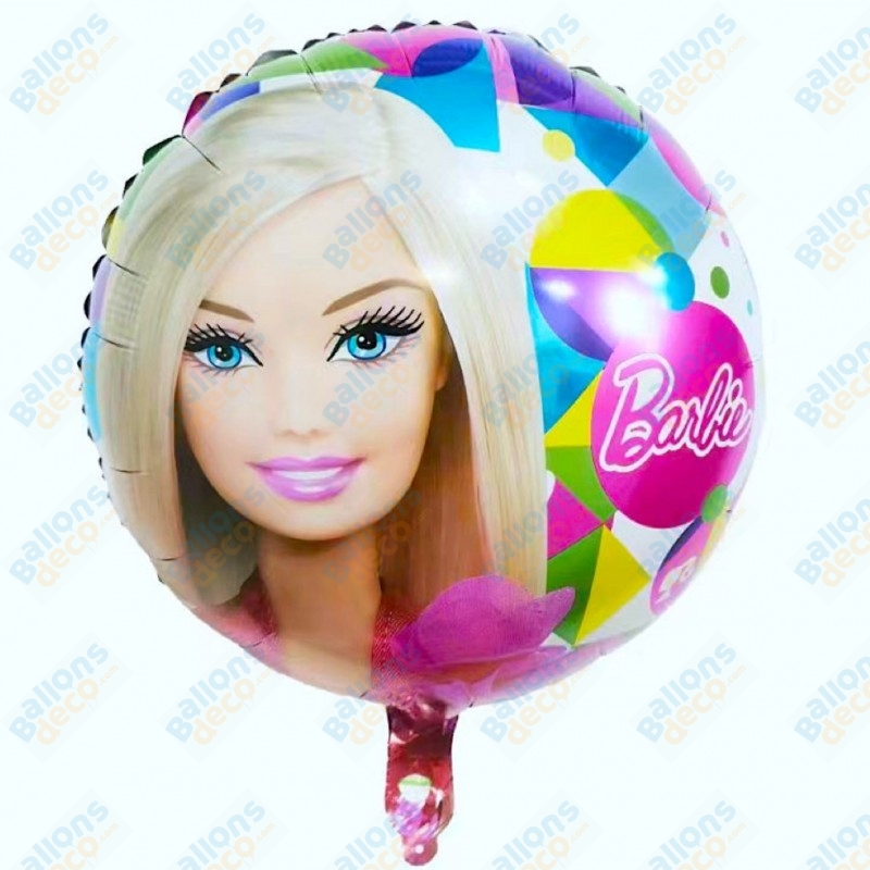 Ballon Barbie Rond Ultra Pop - Ballons anniversaires - Ballonsdeco.com