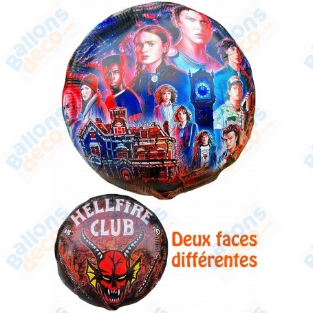 Ballon Stranger Things 2 Faces - Décoration Ballon - Ballonsdeco.com