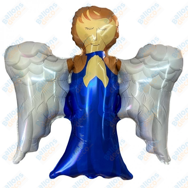 Ballon Ange Bleu - Ballon Religieux - Déco Noël - Ballonsdeco.com