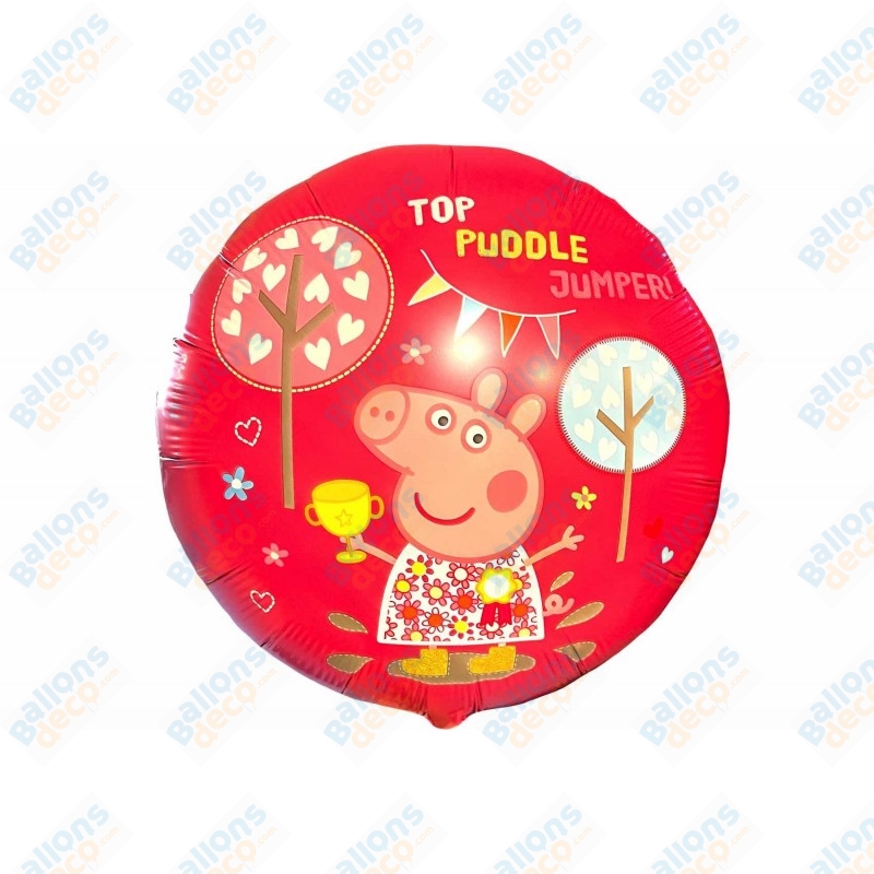 Ballon Peppa Pig Rond - Ballon Peppa Anniversaire - Ballonsdeco.com Ballon Peppa Pig Rond - Ballon Peppa Anniversaire - Ballonsdeco.com