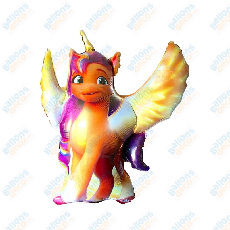 Ballon My Little Pony avec Des Ailes - Anniversaire - Ballonsdeco.com