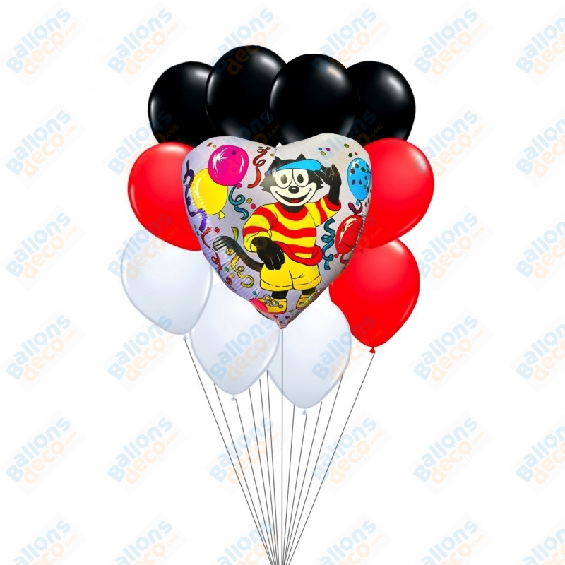 Ballons Félix le Chat Ballons en Grappe - Vintage - Ballonsdeco.com