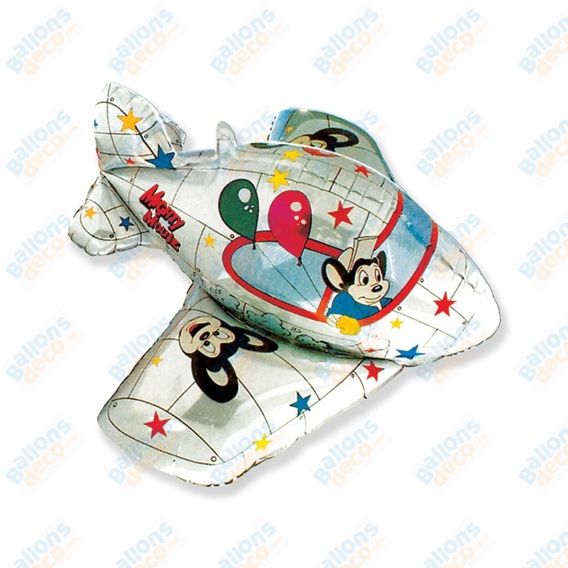 Ballon Avion Souris 3D - Ballon D'anniversaire - Ballonsdeco.com
