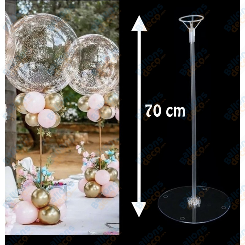 Centre de Table Transparent pour Ballon Anniversaire - Ballonsdeco.com