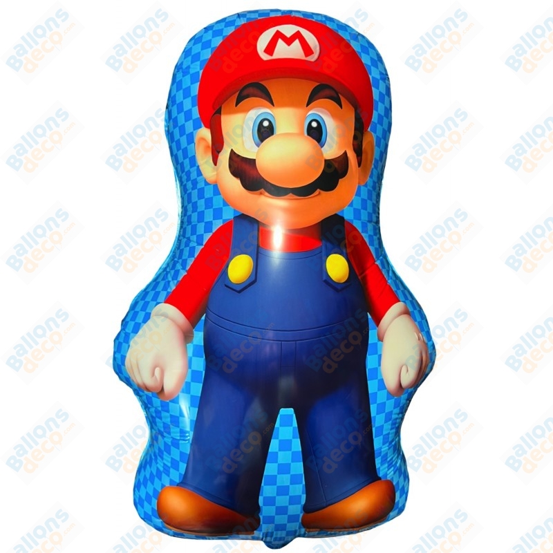 Ballon Super Mario Bros Nintendo Forme - Gaming - Ballonsdeco.com
