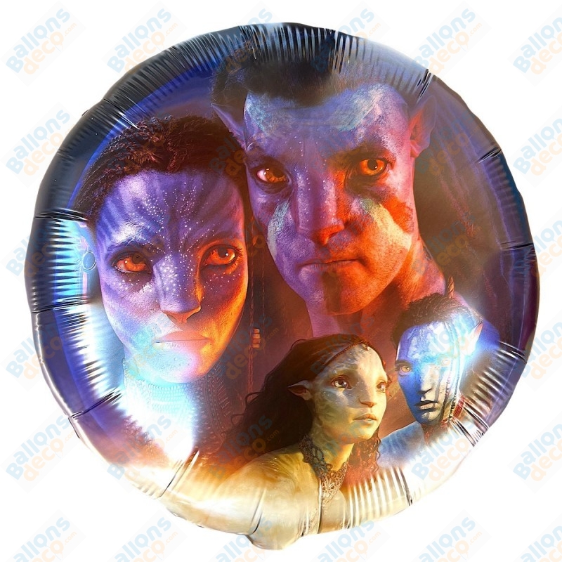 Ballon Avatar 2 Rond de Disney - Décoration Ballons - Ballonsdeco.com