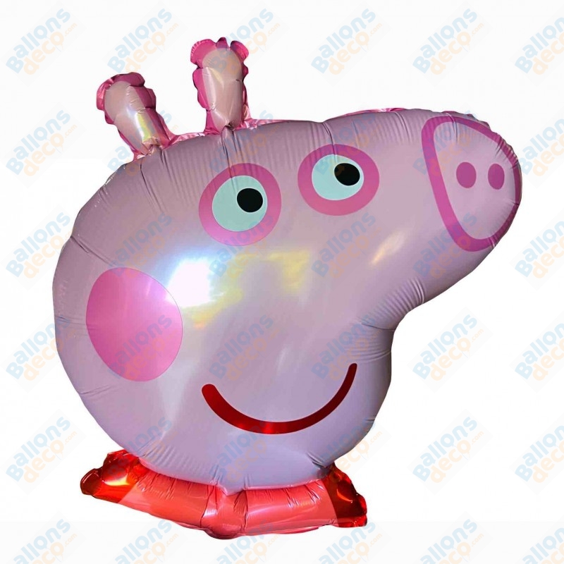 Ballon Peppa Pig Tête 57 cm - Anniversaire Enfant - Ballonsdeco.com
