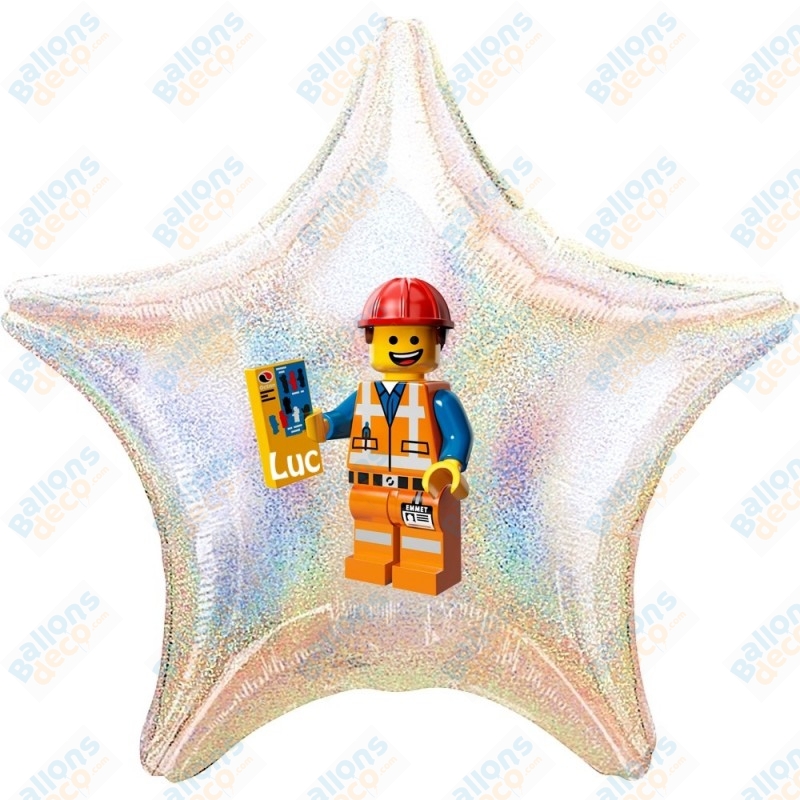 Ballon Lego Personnalisable Anniversaire - Ninja Go - Ballonsdeco.com