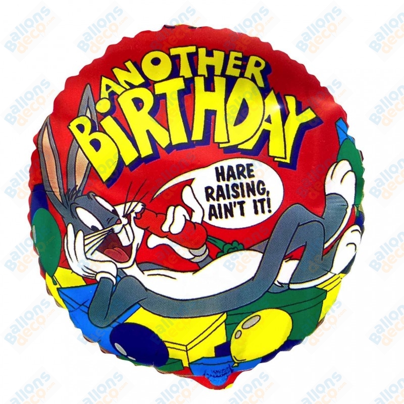 Ballon Bugs Bunny Another Birthday Vintage - Ballonsdeco.com