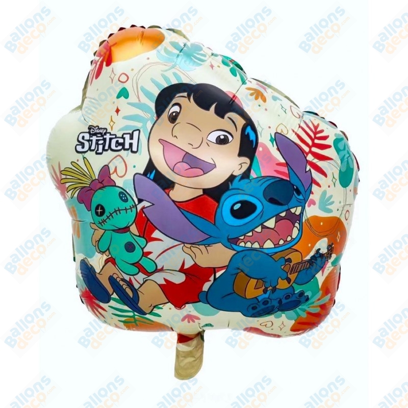Ballon Lilo et Stitch Câlin Disney - Ballon Stitch - Ballonsdeco.com