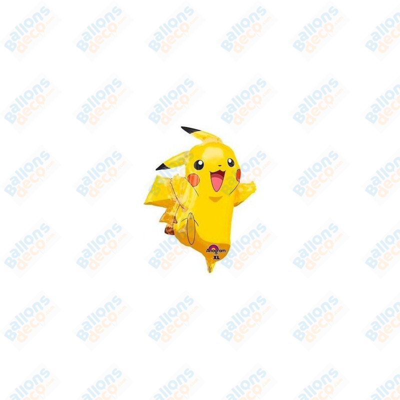 Ballon Pokémon Pikachu - Décorations Anniversaires - Ballonsdeco.com