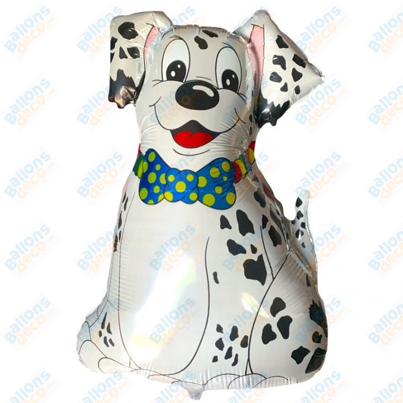 Ballon Chien Dalmatien Vintage Flexmétal - Animaux - Ballonsdeco.com