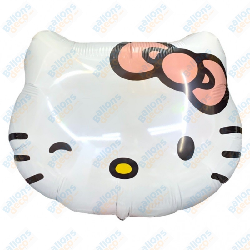 Ballon Hello Kitty Tête Flexmetal - Anniversaire Kawaii - Ballonsdeco.com