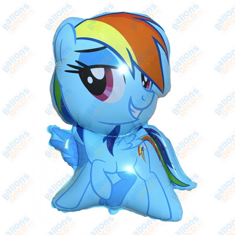 Ballon My Little Pony Rainbow Dash Junior - Kawaii - Ballonsdeco.com