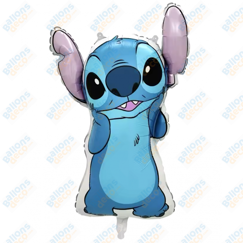Ballon Lilo et Stitch Joyeux - Décoration Disney - Ballonsdeco.com